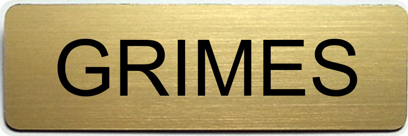Grimes Name Badges,Plastic,name tags,walking dead