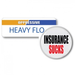 Halloween Costume accessories, button and badge for SLO from Oppressive ...