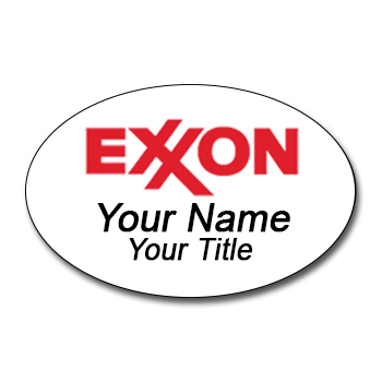 Exxon Name Badges / Name Tags