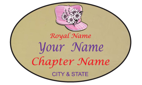 Custom Red Hat Name Badge 40