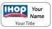 IHOP Name Badges / Tags