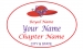 Custom Red Hat Name Badge 126