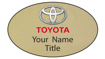 Toyota Name Badges / Name Tags for Dealer Employees