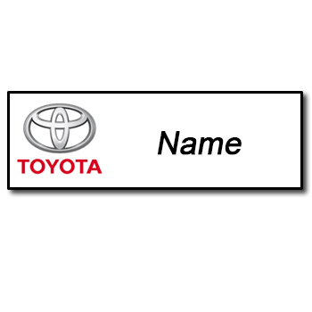Toyota Name Badges / Name Tags for Dealer Employees