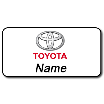 Toyota Name Badges / Name Tags for Dealer Employees